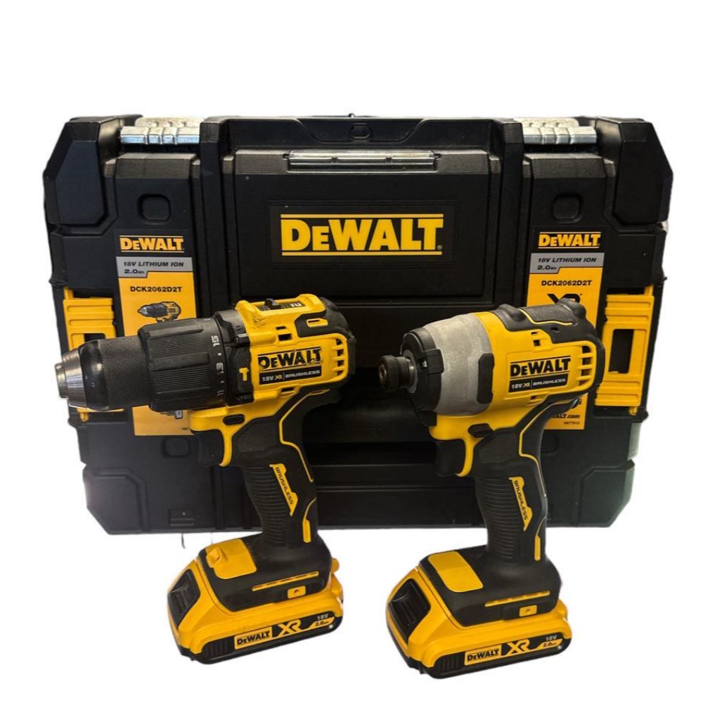 DeWALT DCK2062D2T kombo sada aku DCD709 + DCF809, 2x18V / 2.0Ah ...